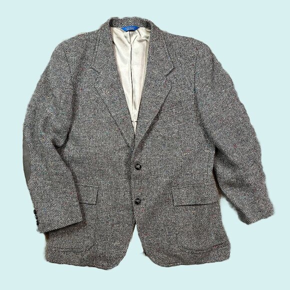 Pendleton | Suits & Blazers | Pendleton Vintage Tweed Elbow Patch Mens ...